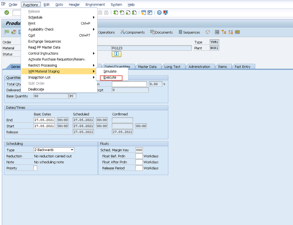 Advanced Production Integration S/4 HANA EWM – SCMNOW